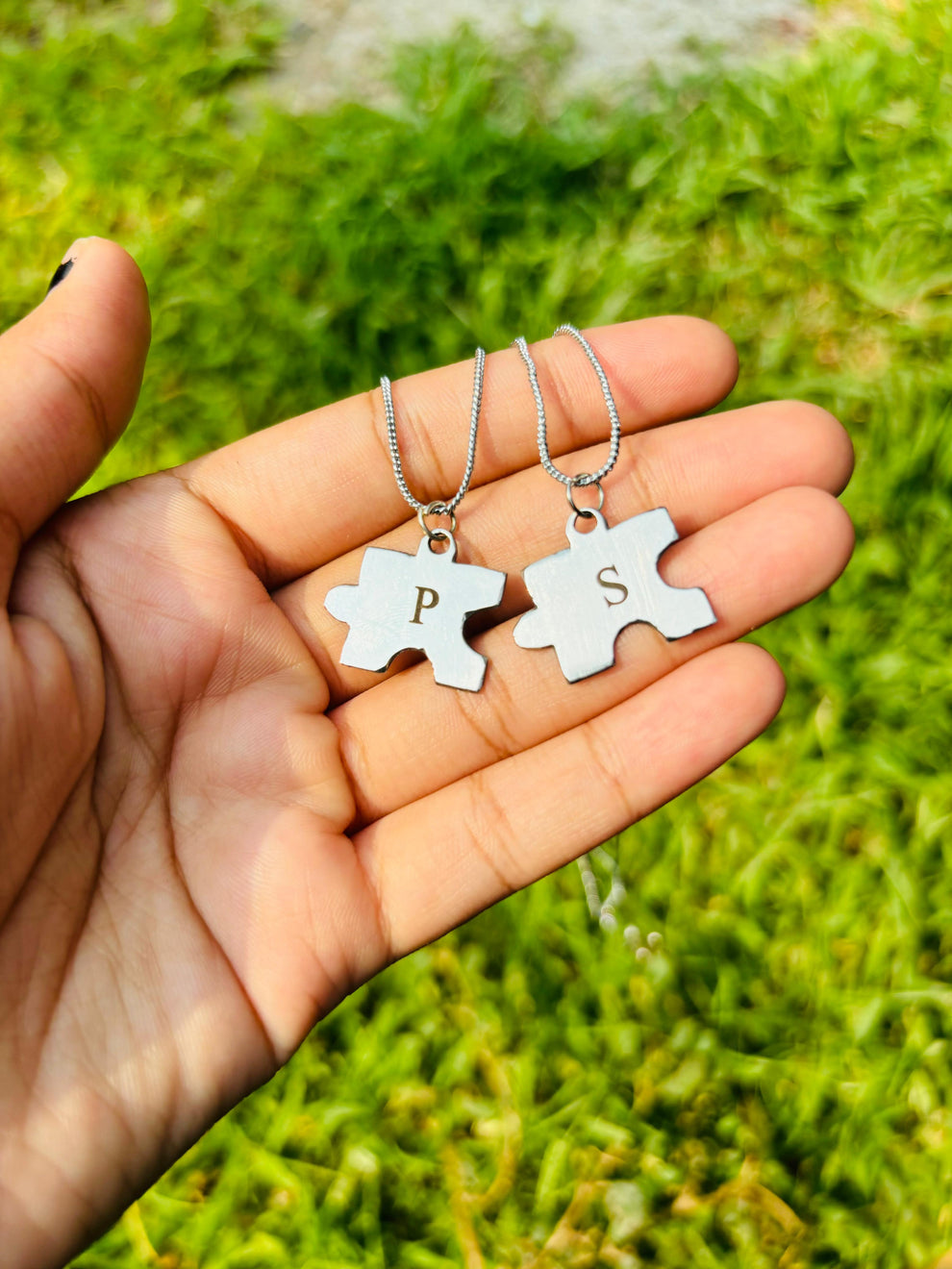 Personalized Initial Letter Puzzle Pendant – CustomerFriendlyShop